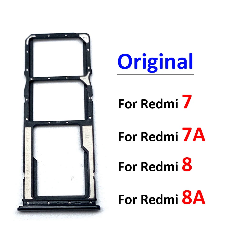 New SIM Card Tray Slot Holder For Xiaomi Redmi 7 7A 8 8A Replacement ...