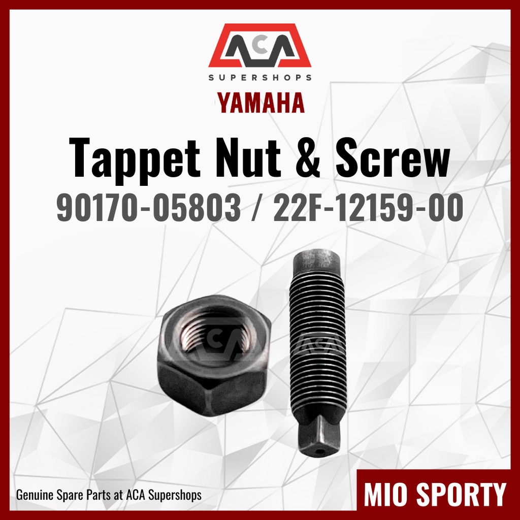 MIO SPORTY VALVE ADJUSTING SCREW /TAPPET NUT ( 22F-12159-00 / 90170 ...