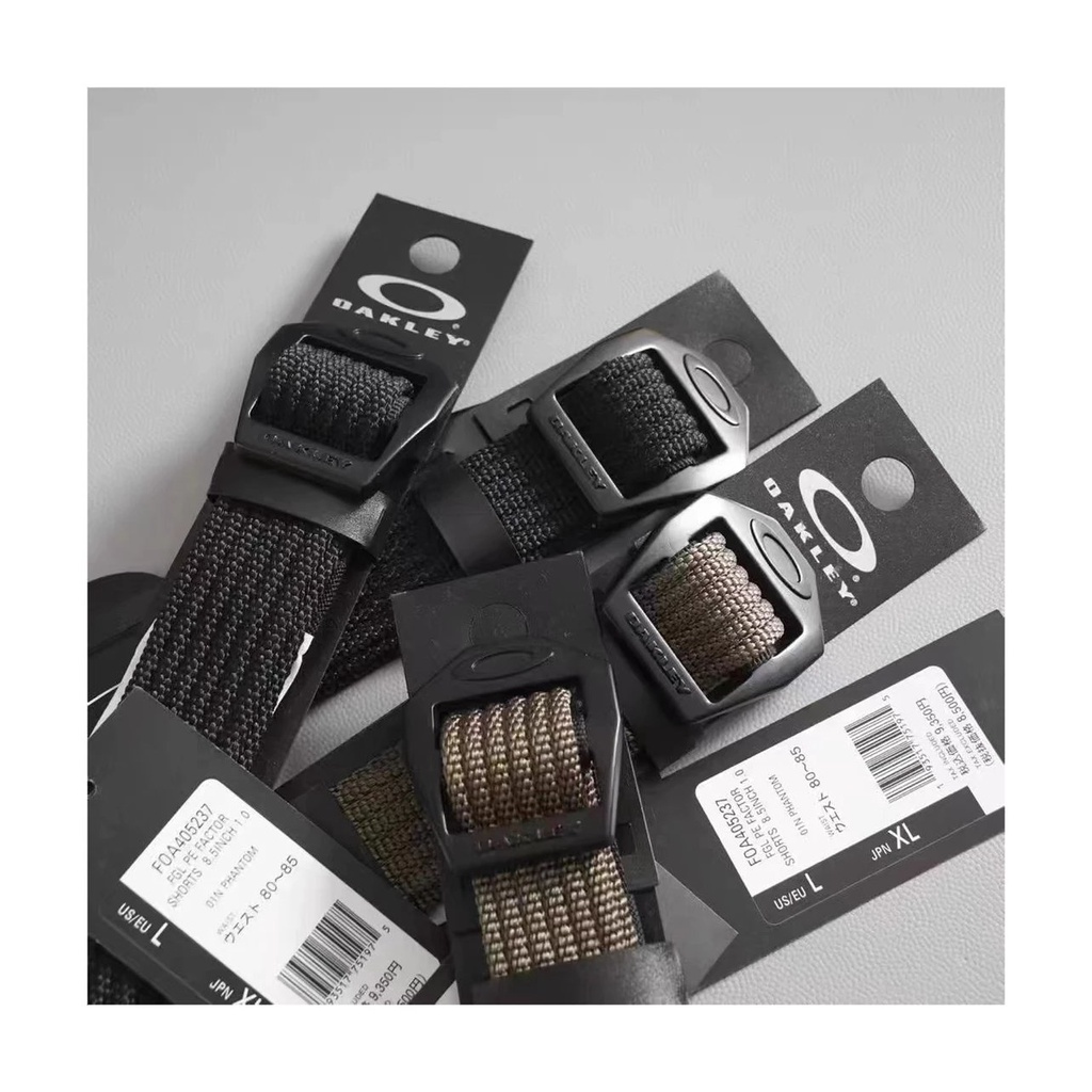 Oakley belt metal buckle canvas fabric belt functional style belt ...