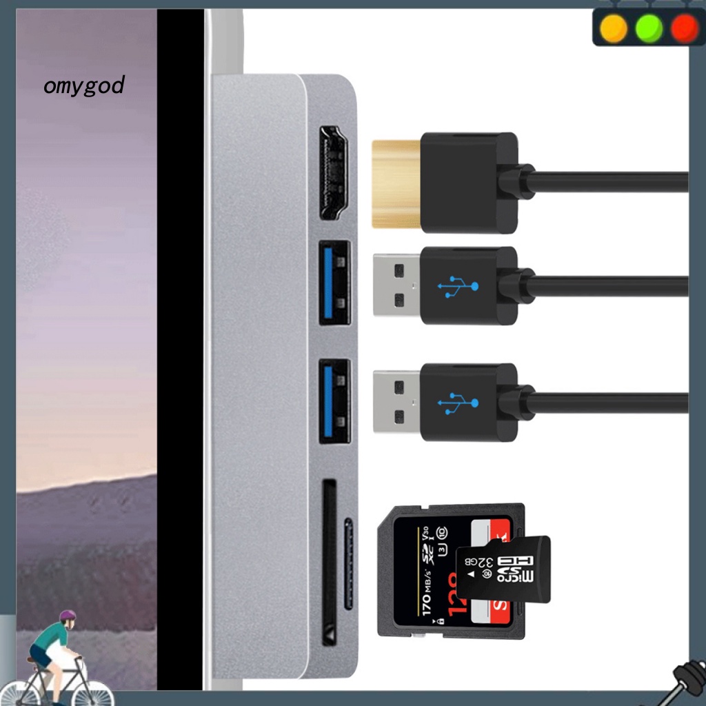 OMG High Performance Drive-free Plug Play Efficient Card Reader Hub 5 ...