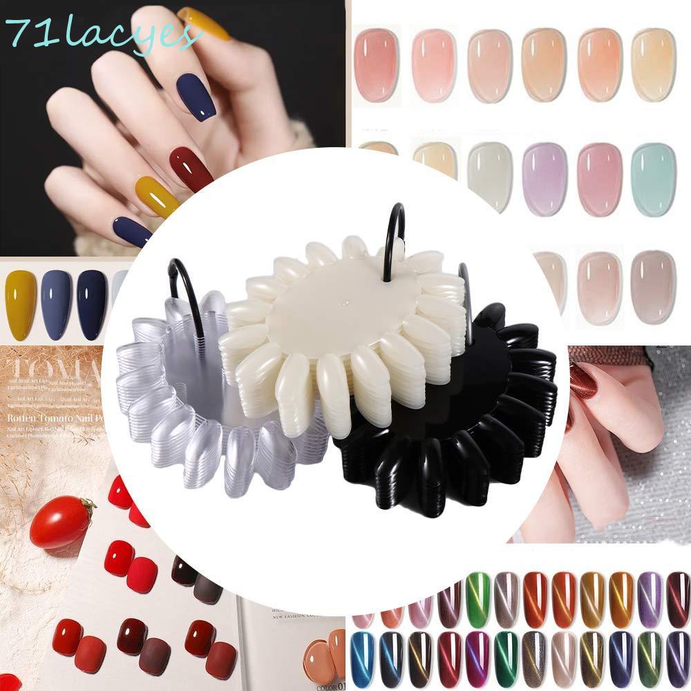 Natural Fake Nails False Tips Oval Shape Press On Nails Practice Nail ...
