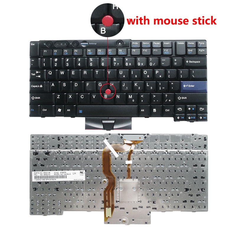 Keyboard For Lenovo ThinkPad X220 T400S T410S T410 T410i T420 T420S t420i X220T X220I T510 T510I ...