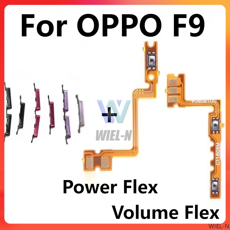 For OPPO F9 power switch mute switch control key volume button cable ...