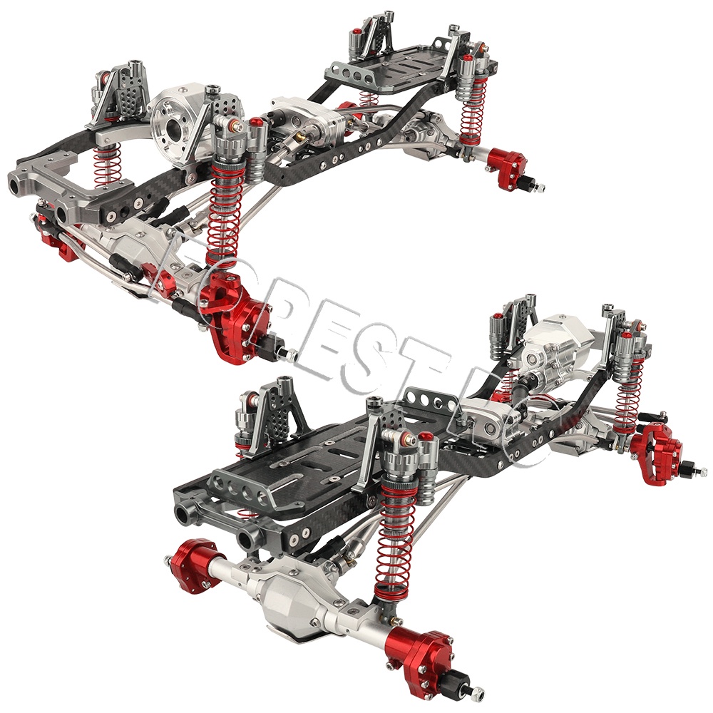 Carbon Fiber Chassis Frame with Prefixal Transmission for Axial 1/10 ...