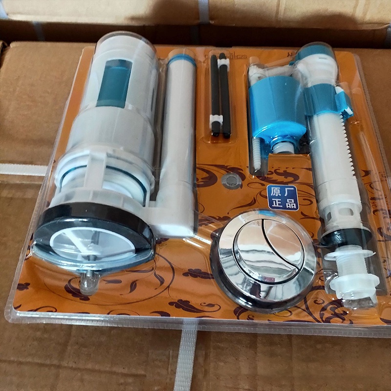 2PCS Full Set Toilet Water Tank Valve Toilet Water Tank Flush Outlet ...