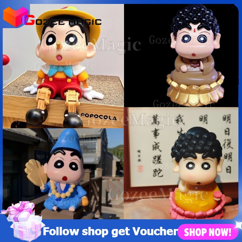 Buddha Crayon Shin-chan Pinocchio Cosplay Action Figure Toy GK Puppet ...