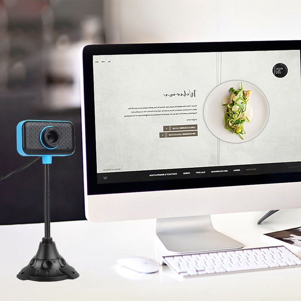 Web Camera High Definition Webcam LED Web Cam with Mic for Computer PC ...
