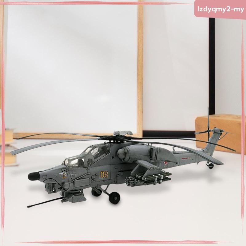 [LzdyqmyfaMY] 1/72 DIY Mi 28 Havoc Anti Tank Helicopter Model Lifelike ...