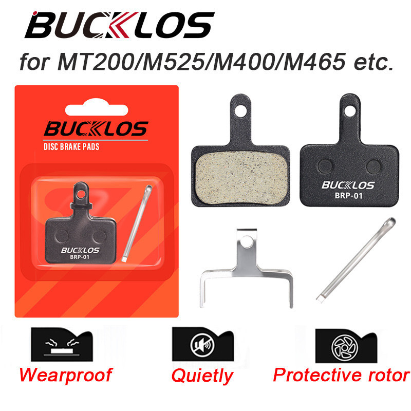 BUCKLOS Shimano B01S Resin Brake Pads MTB Disc Brake Pads for MT200 ...