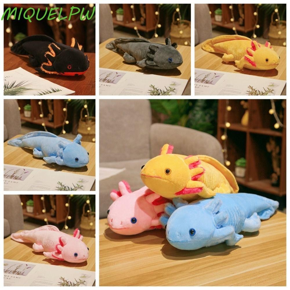 MIQUELPW Colorful Newt Plush Toy, Plushie Axolotl Salamander Plush Toy ...