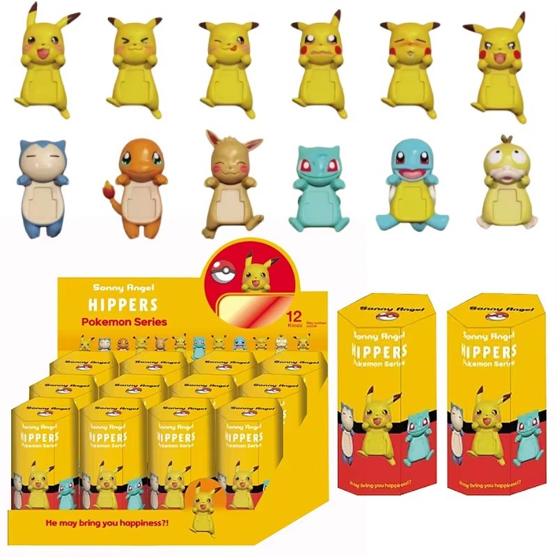 Sonny Angel Blind Box Series Pokemon Pikachu Capybara Hippers Toy ...