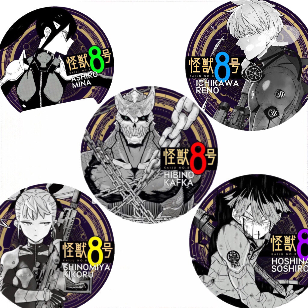 Fan-made Monsters8Hao Peripheral Millet Badge Badge Anime Medal Hibiya ...