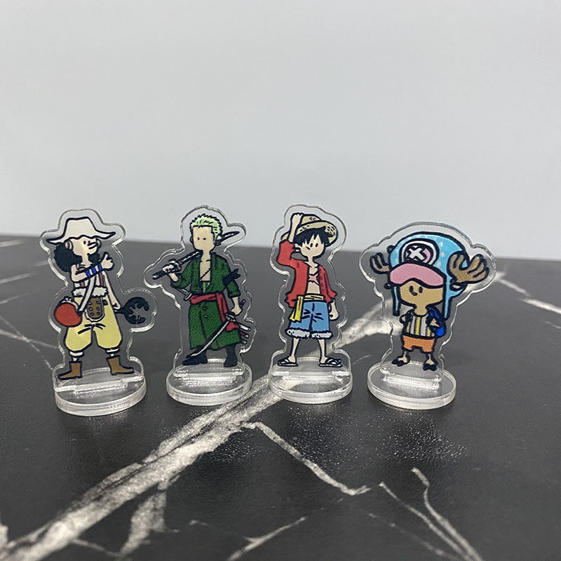 One Piece Mini Standee Cartoon Standee Desktop Creative Funny Luffy ...