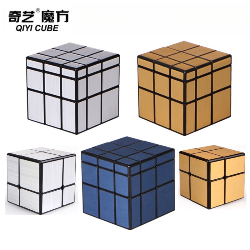 Qiyi 2x2 3x3 Mirror Cube Mirror Blocks 2x2x2 3x3x3 Mirror Speed Cube ...