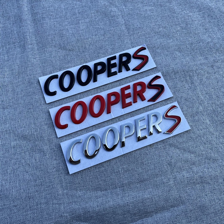 Suitable for MINI COOPER Car Logo Modified COOPER Metal Car Tail Logo ...