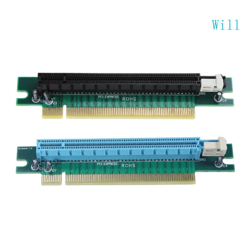 Will PCIE 16X Adapter Card 90 Degree PciE PciExpress 16X Right Angle ...