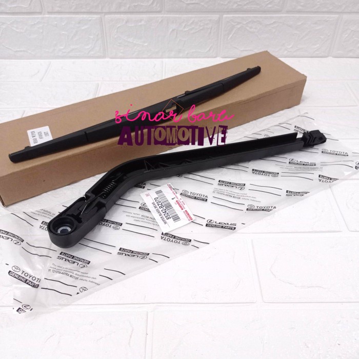 Wiper+rear Glass ARM Handle SET Rubber TOYOTA AVANZA ORIGINAL A123 ...