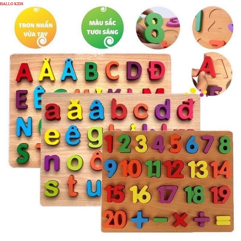 Wooden Number Board Wooden Alphabet | Shopee Philippines