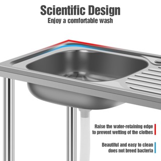 kitchen sink lababo stainless Stand 304 Single Double Portable ...