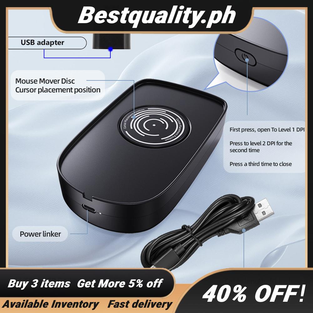 Adjustable Mouse Mover with Button Mouse Mover Jiggler 5V 1A for Keeps ...