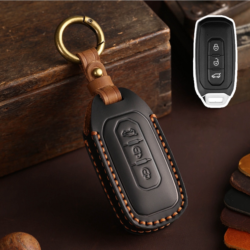 For Ford Territory 2023 Car Key Case Leather Protection Key Cover ...