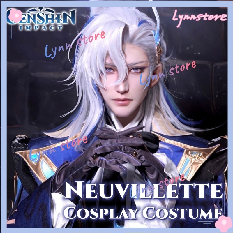 Game Genshin Impact Cosplay Costume Neuvillette Cosplay Suit ...