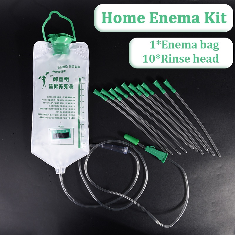 Home Enema Colon Irrigation Kit Bag Enema Bag Kit Detox Bag Colon Detox ...