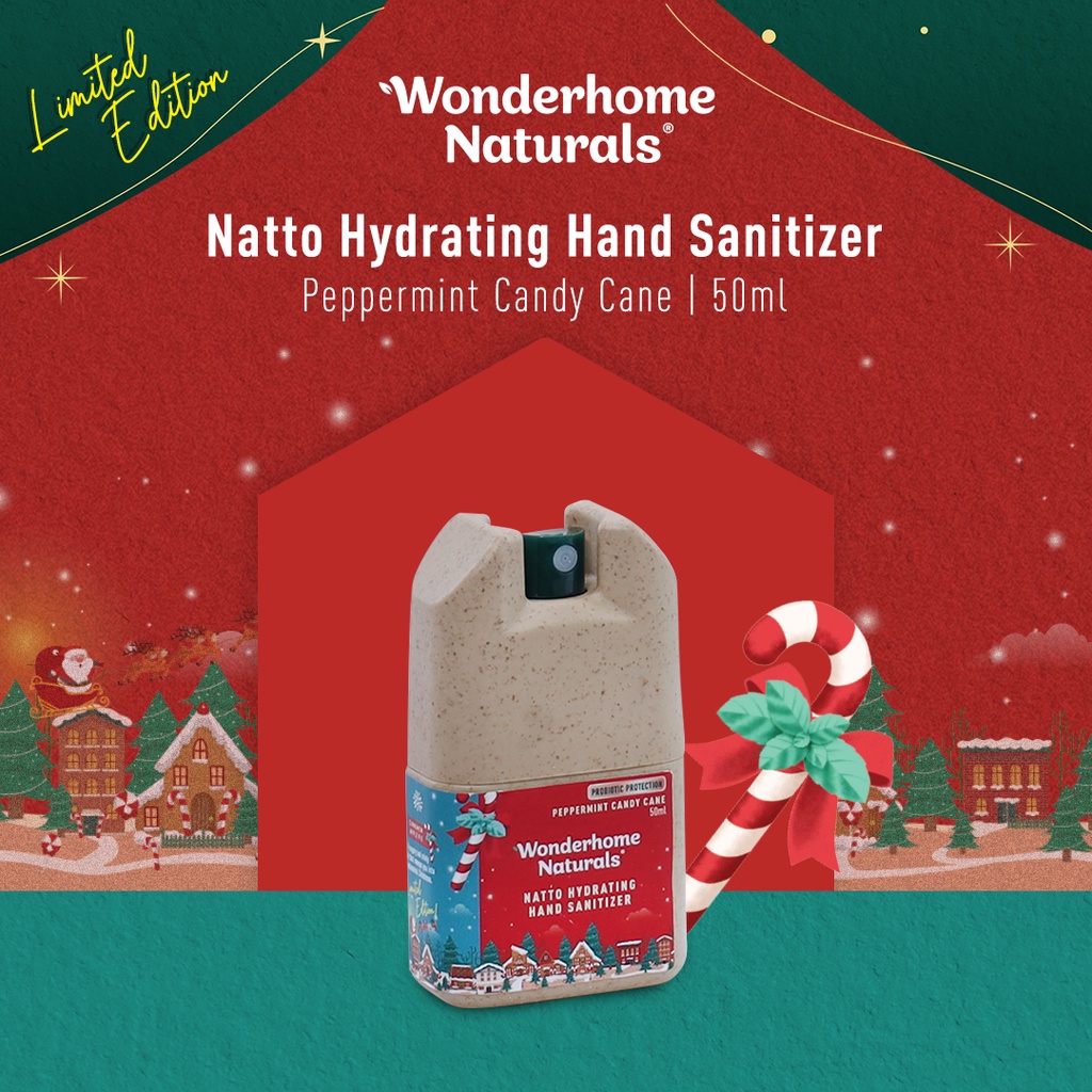 Wonderhome Naturals Limited Edition Hand Sanitizer Peppermint Candy ...