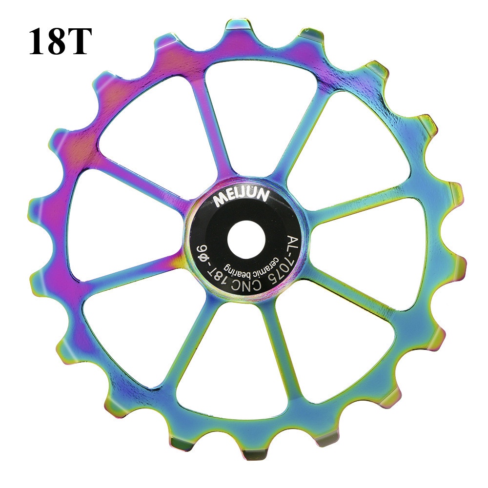 MTB Bicycle Rear Derailleur Jockey Wheel 11T 12T 13T 14T 15T 16T 17T 18T Ceramic Bearing Pulley ...