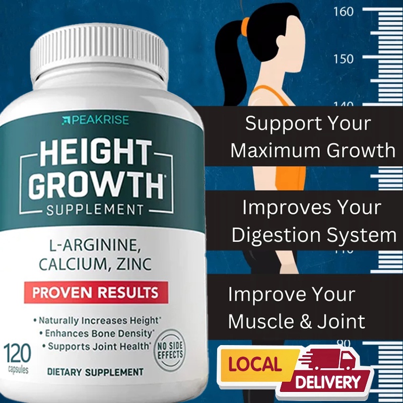 Height Growth Supplement, Bone Growth Supplement for Kids and Teens, Bone Strength, Density ...