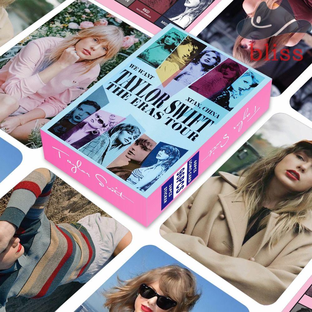 BLISS 96 pcs/box Taylor Swift LOMO Card, LOMO Card Singer Sticker ...