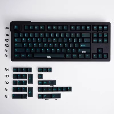 GMK Semi Transparent Keycap, Original Height, ABS Two Color Molding ...