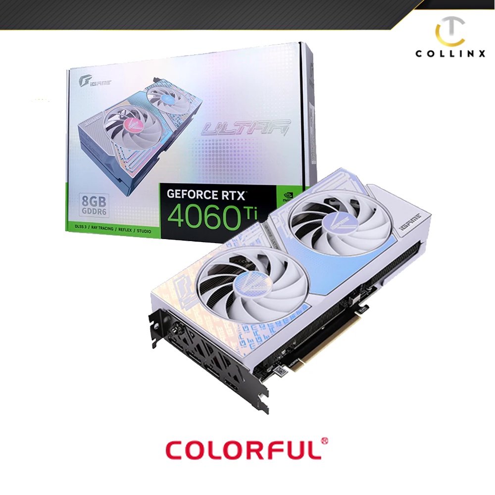 RTX 4060 Graphics Card Colorful Duo White OC | Pop Art | Retro RGB ...