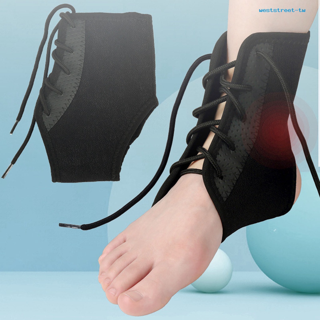 WT>Adjustable Ankle Support Strap Brace Bandage Foot Guard Pain Relief ...