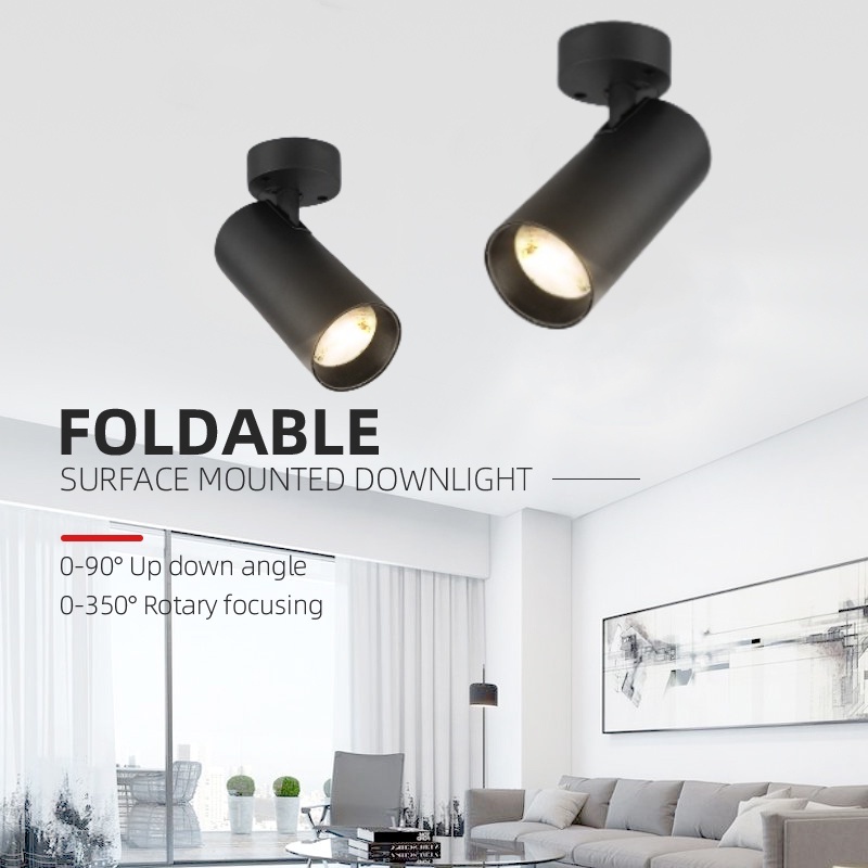 Foldable Led Downlight Track Light Spotlights Spot Lights for Bedroom ...