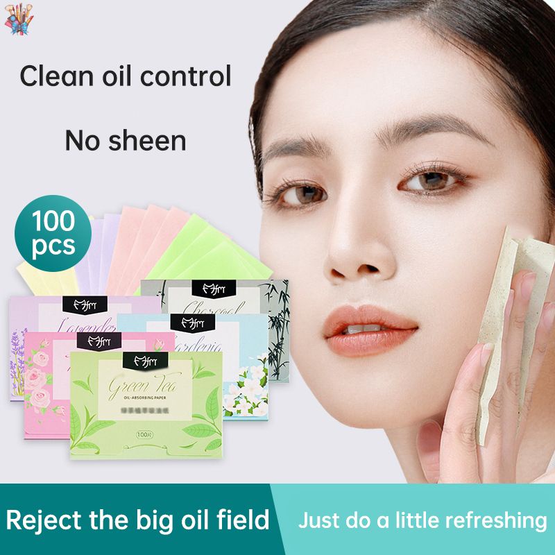 Removable Oil Blotting Paper Dry Face Blotting Paper Green Tea ...