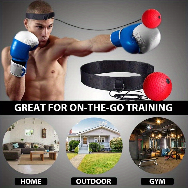 Boxing Reflex Ball Great for Reaction Speed and Hand Eye Coordination ...