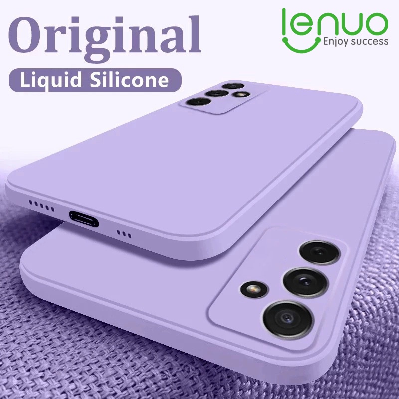 Lenuo Candy Color Phone Case For Samsung Galaxy A06 A55 A35 A25 A15 A05S A05 4G 5G Casing Ultra ...