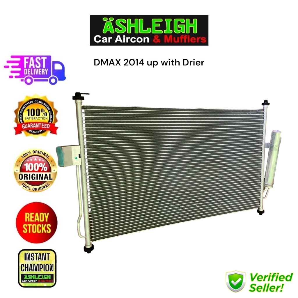 Isuzu Dmax 2014 up Condenser with filter drier Car aircon parts ...
