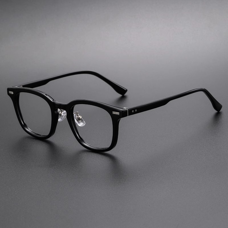Simple Acetate Glasses Frame TR90 Korean Spectacles Men Women Square ...