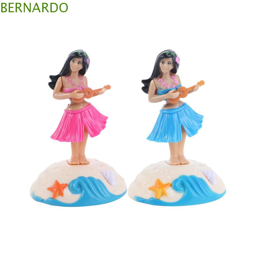 BERNARDO1 Car Accessories Solar Powered Hula Girl Kids Gift Solar ...