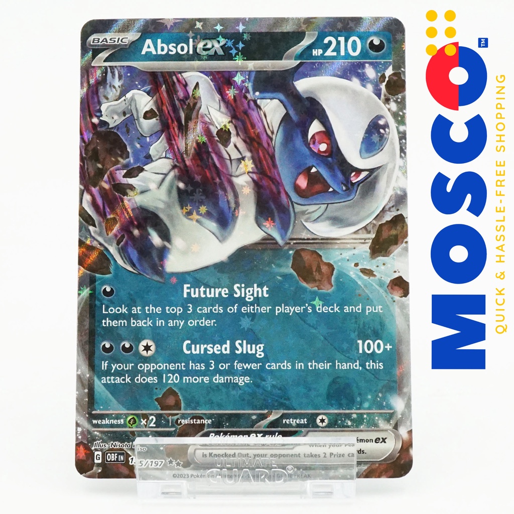 Absol ex - 135/197 - Ultra Rare Obsidian Flames | Pokemon TCG | Shopee ...