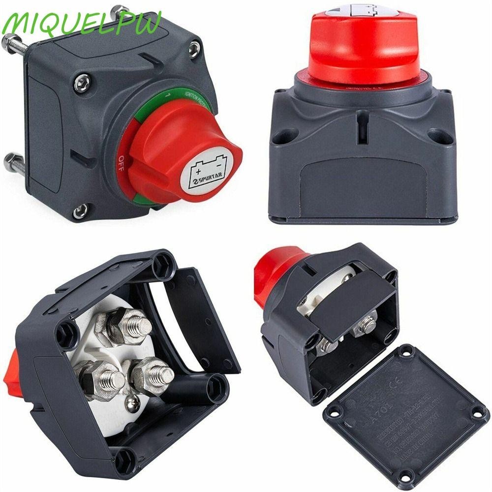 MIQUELPW Car Dual Battery Switch, Knob 200A 300A Auto Battery ...