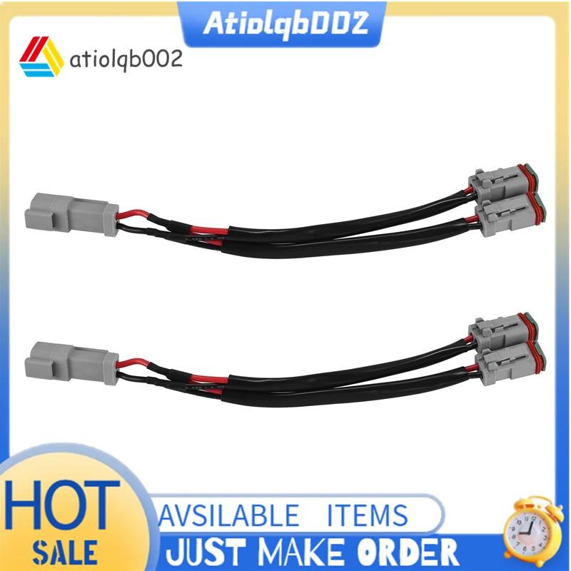 Y Type Leads Deutsch DT DTP 2 Pin Socket Adapter for LED Pod Work Light ...