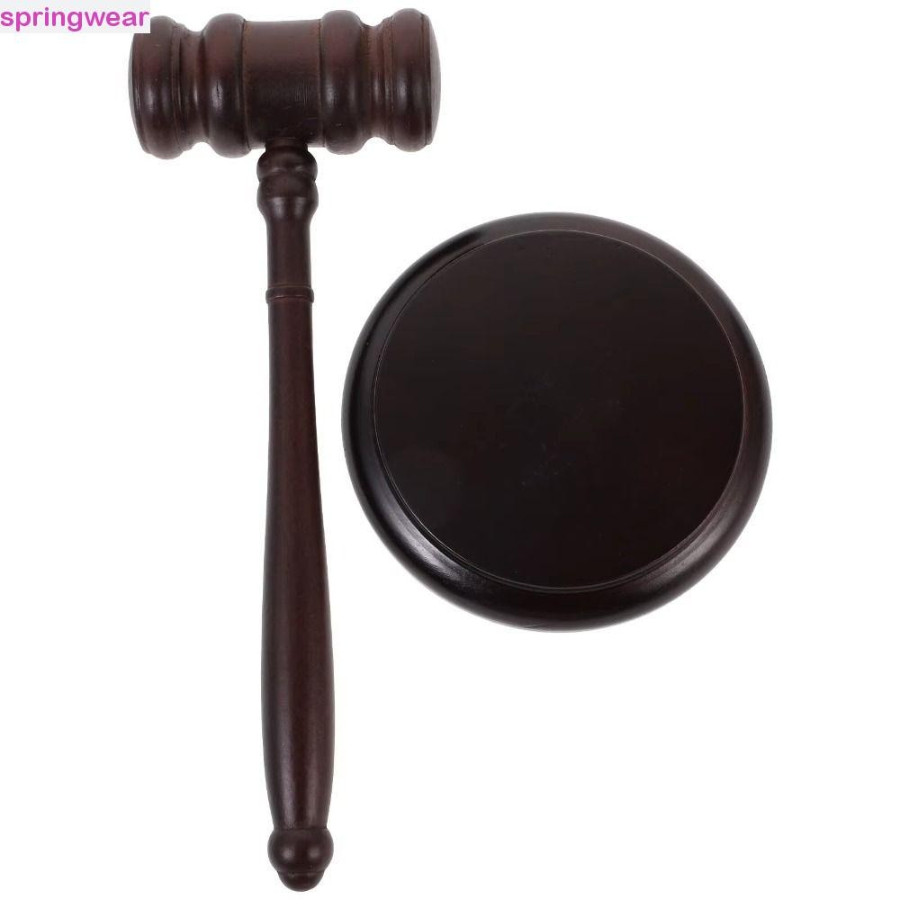 SPRINGWEAR Judge Hammer, Wood Gavel Attorney Decorative Costume Sound ...
