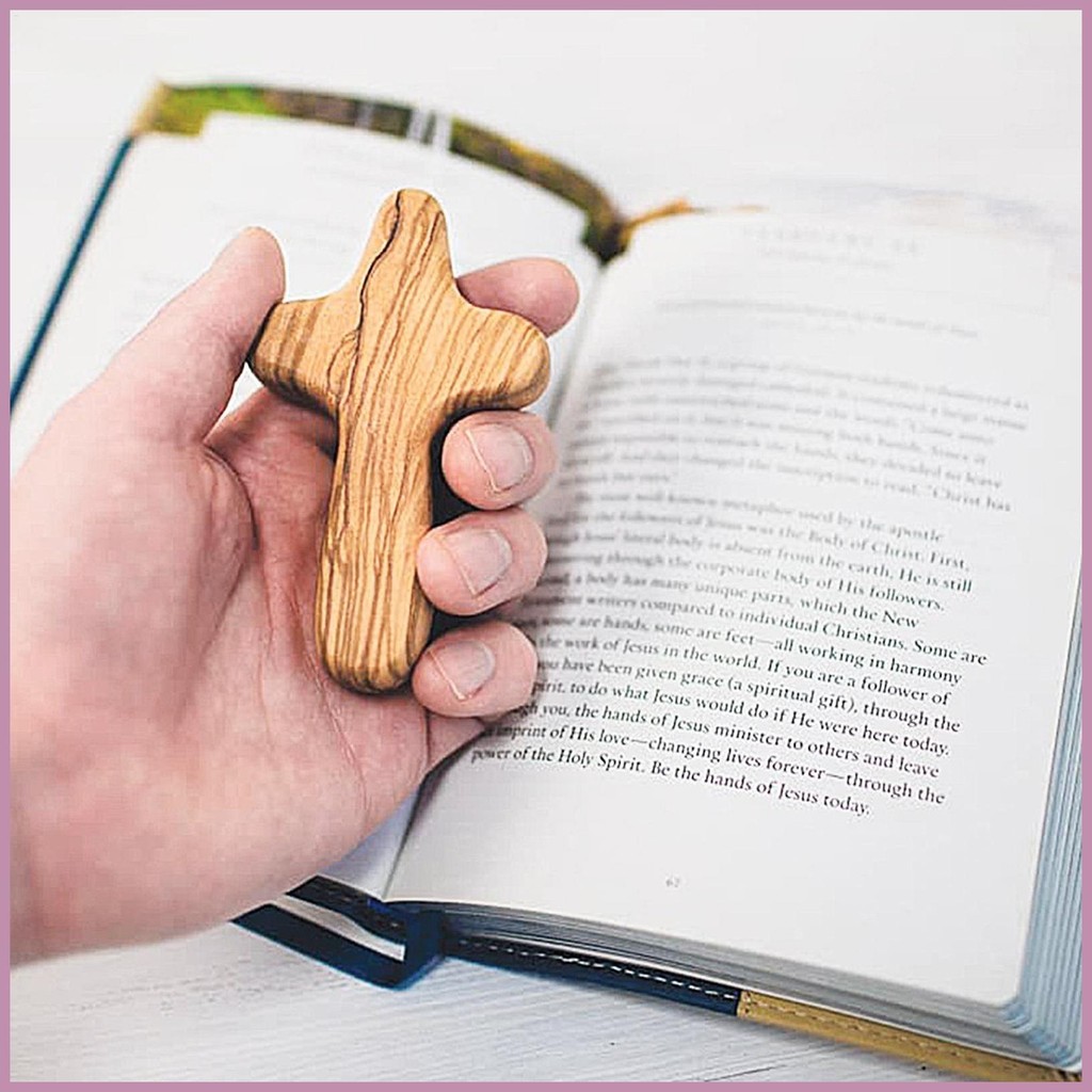 Palm Crosses Smooth Hand Held Crosses for Praying Clinging Crosses From ...