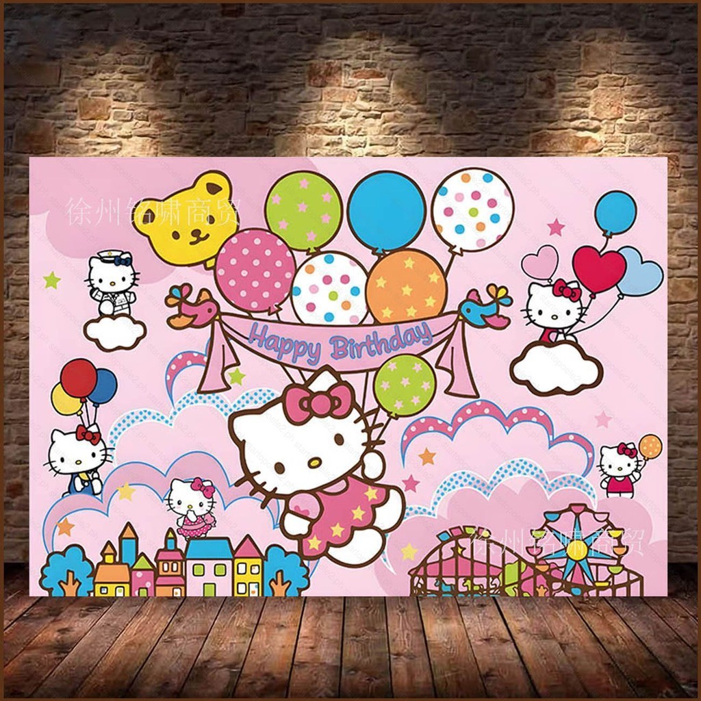 Kira Sanrio ‌Hello Kitty Theme decoration Celebrate Party Photo ...