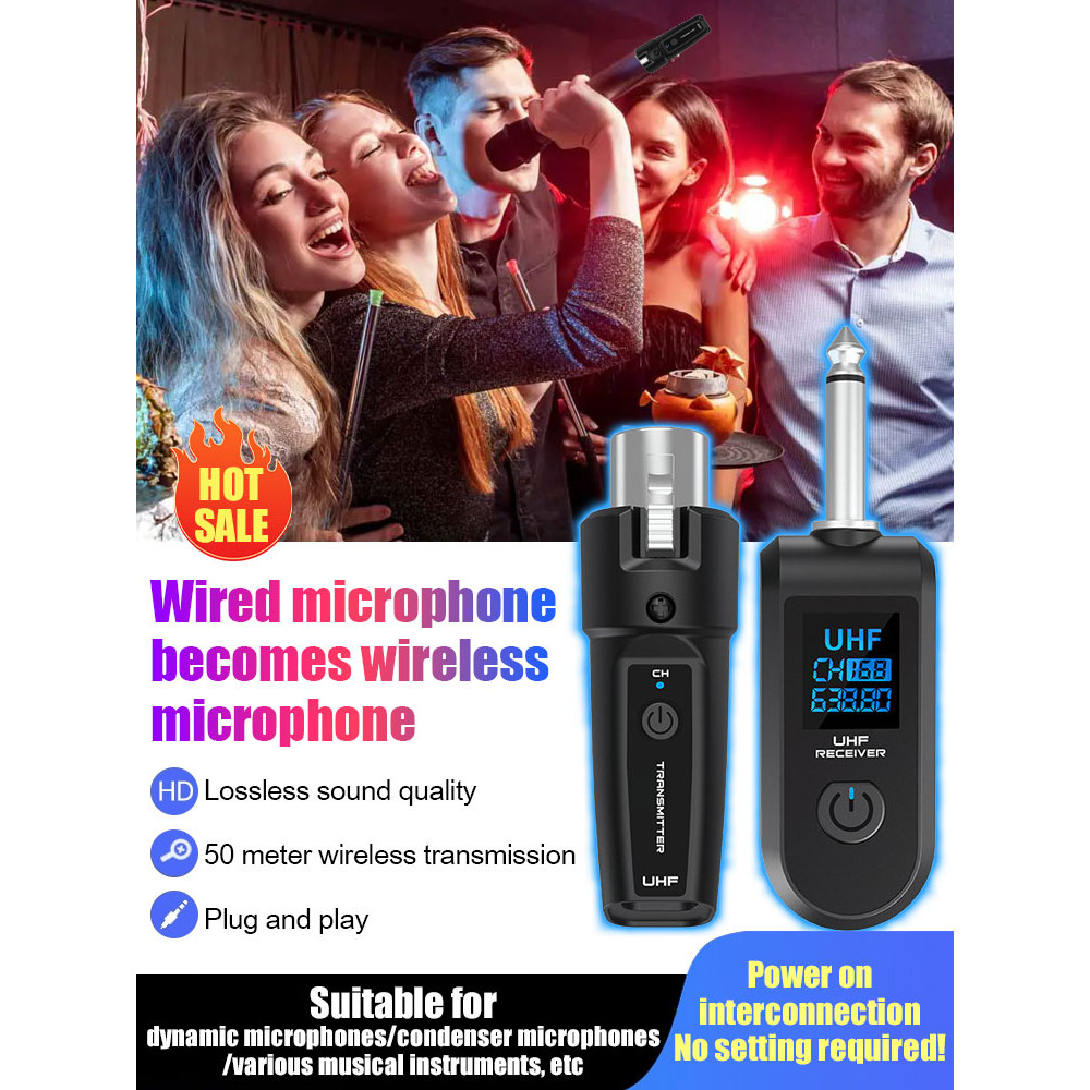 Sound quality reliability microphone system microphone Durable one tow ...