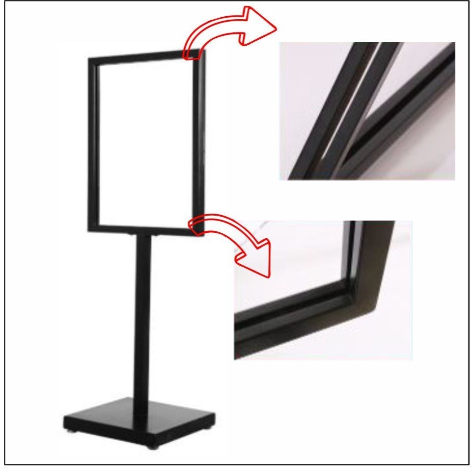 Durable Big Size Sintra Poster Stand Signage / Menu Board Printing ...