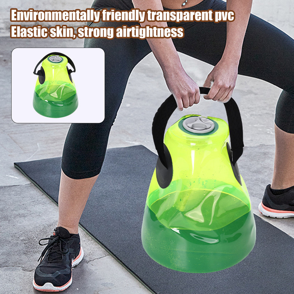 LEM- Fitness Kettlebell Water Fillable Bag Adjustable Multipurpose ...